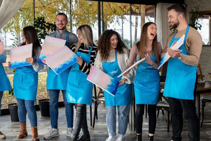 Paint & Sip Classes Near Me And Online | Giftory